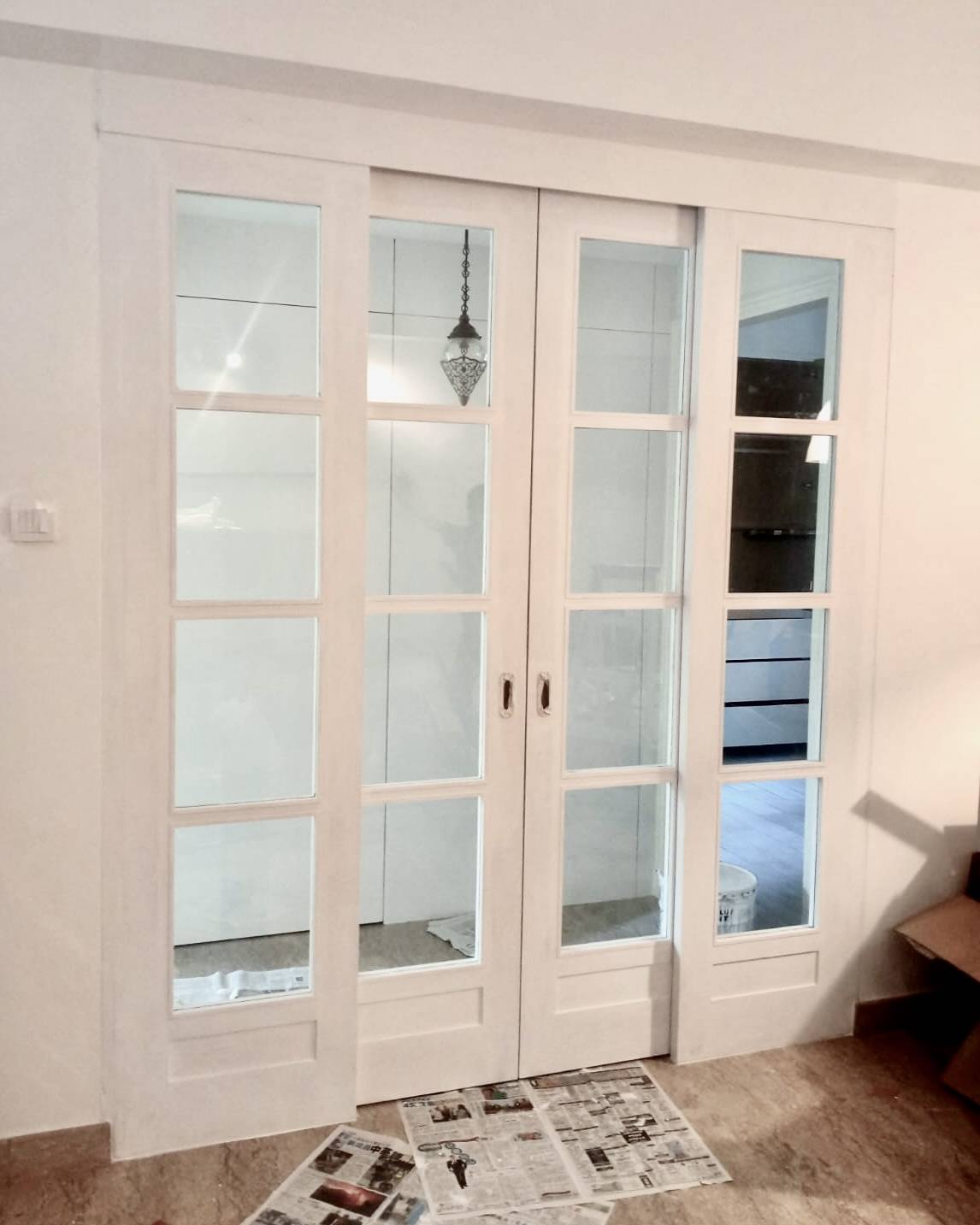 Wooden Glass Door - Bumi Megah Timber Doors | Water & Termite-Proof Door